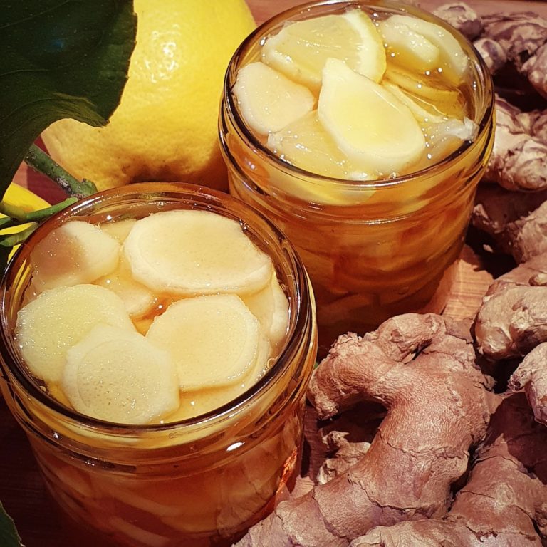 Ginger Shot | Recette de shot de Sirop de Miel au Gingembre ou Miel ...